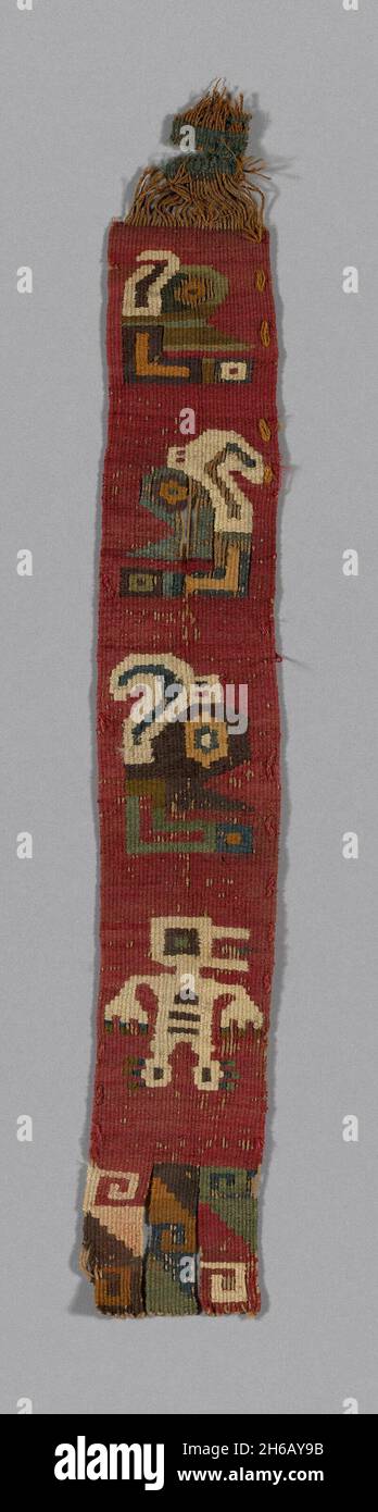 Fragment (Band), Peru, A.D. 800/1100 Stock Photo - Alamy