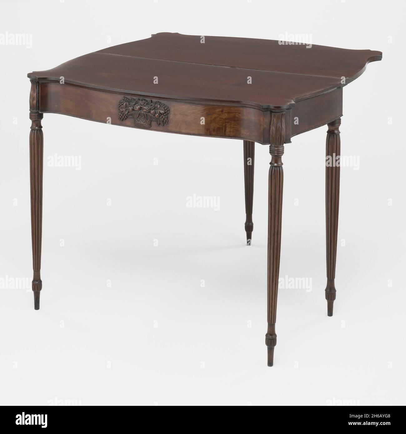 Card Table, 1800/11. Attributed to William Hook, carving attributed to ...