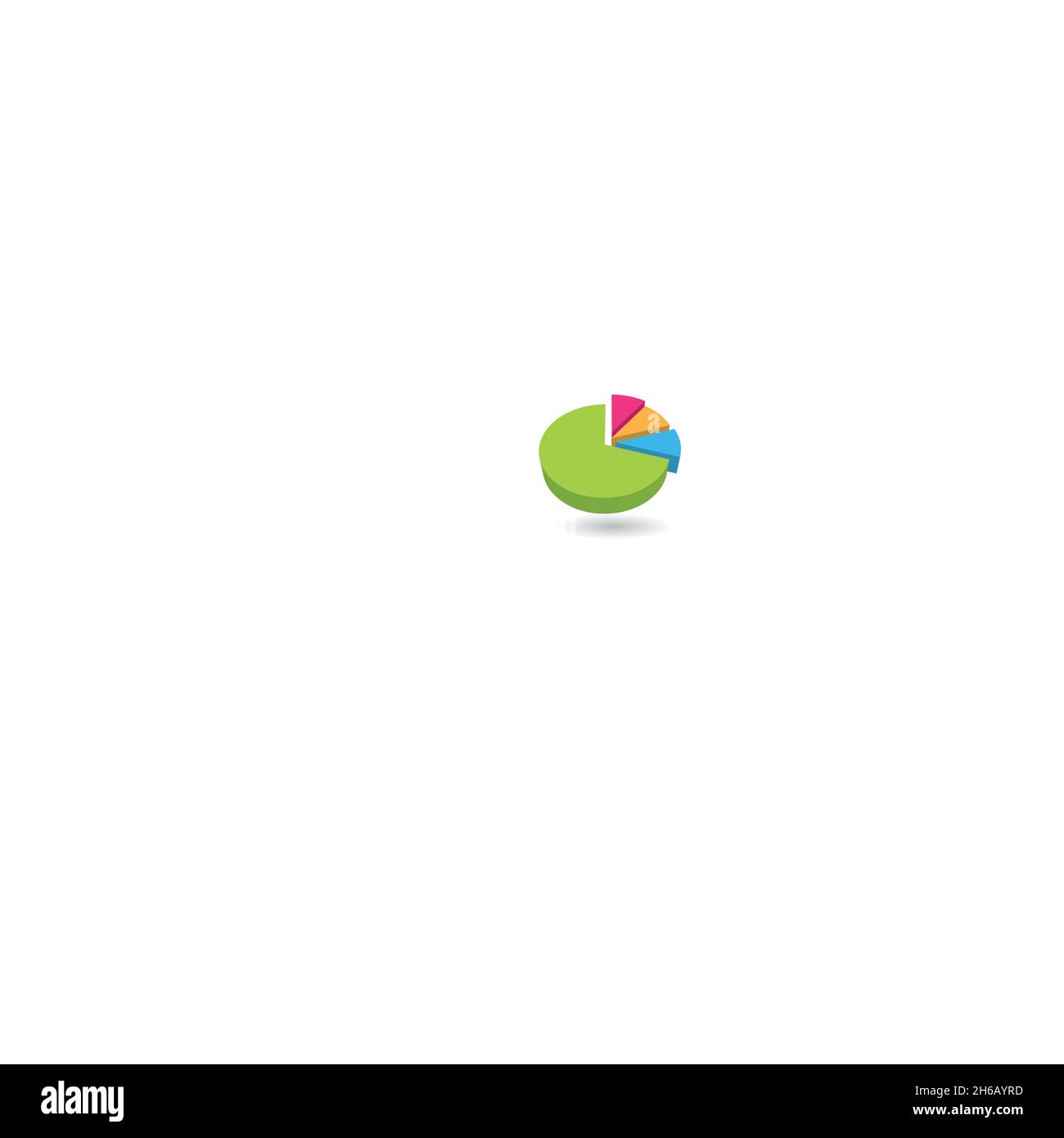 Colorful pie chart design element Stock Vector Image & Art - Alamy