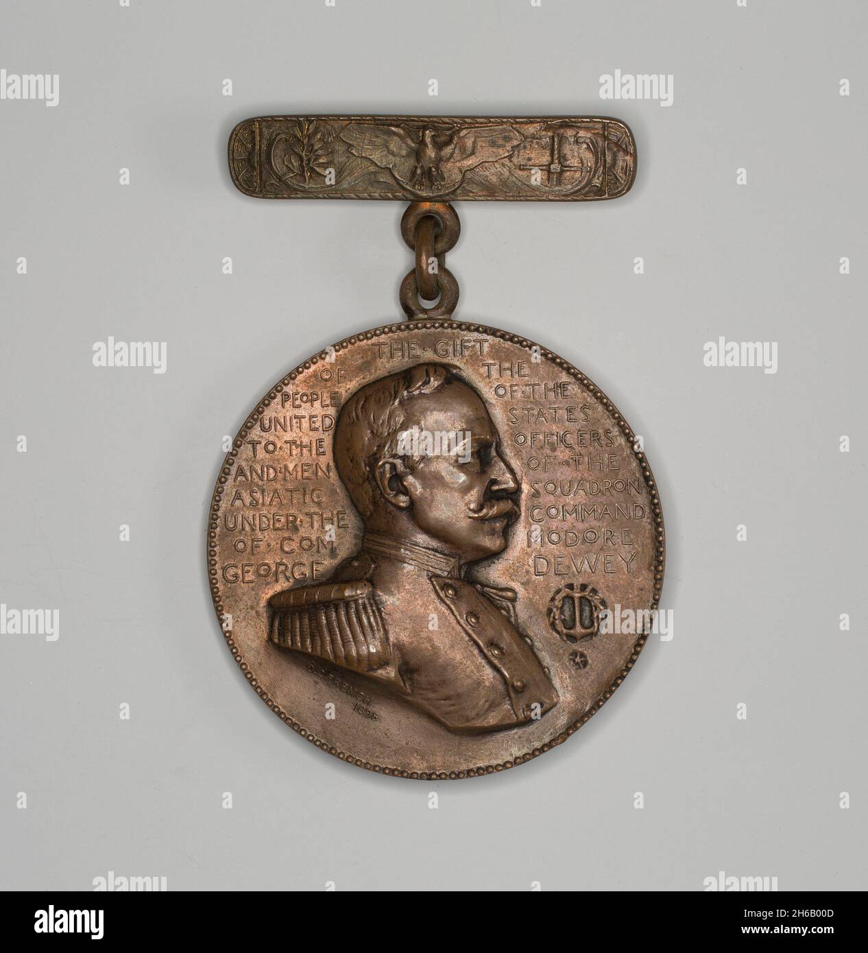 Dewey medal, c. 1898. 'The Gift of the People of the United States to ...