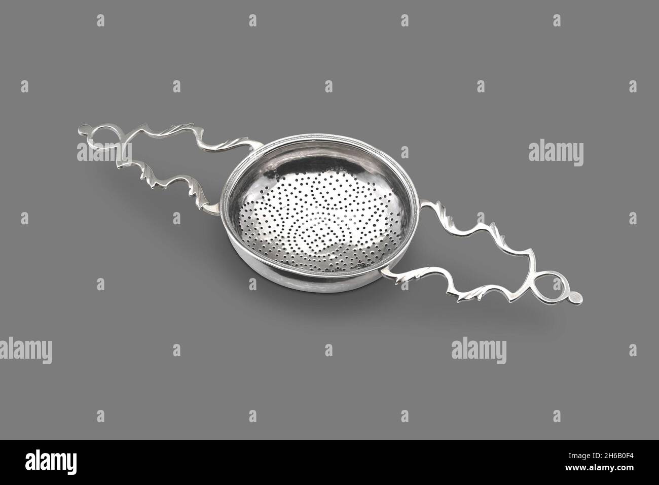 Punch Strainer, 1749/59. For straining punch, a drink containing fruits ...