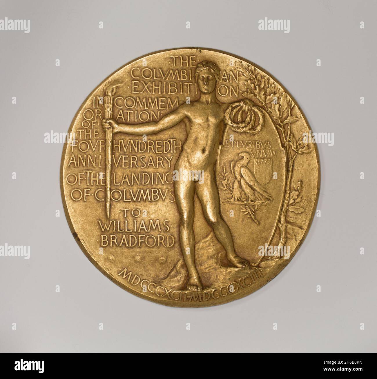 World's Columbian Exposition Commemorative Presentation Medal, 1892/94 ...