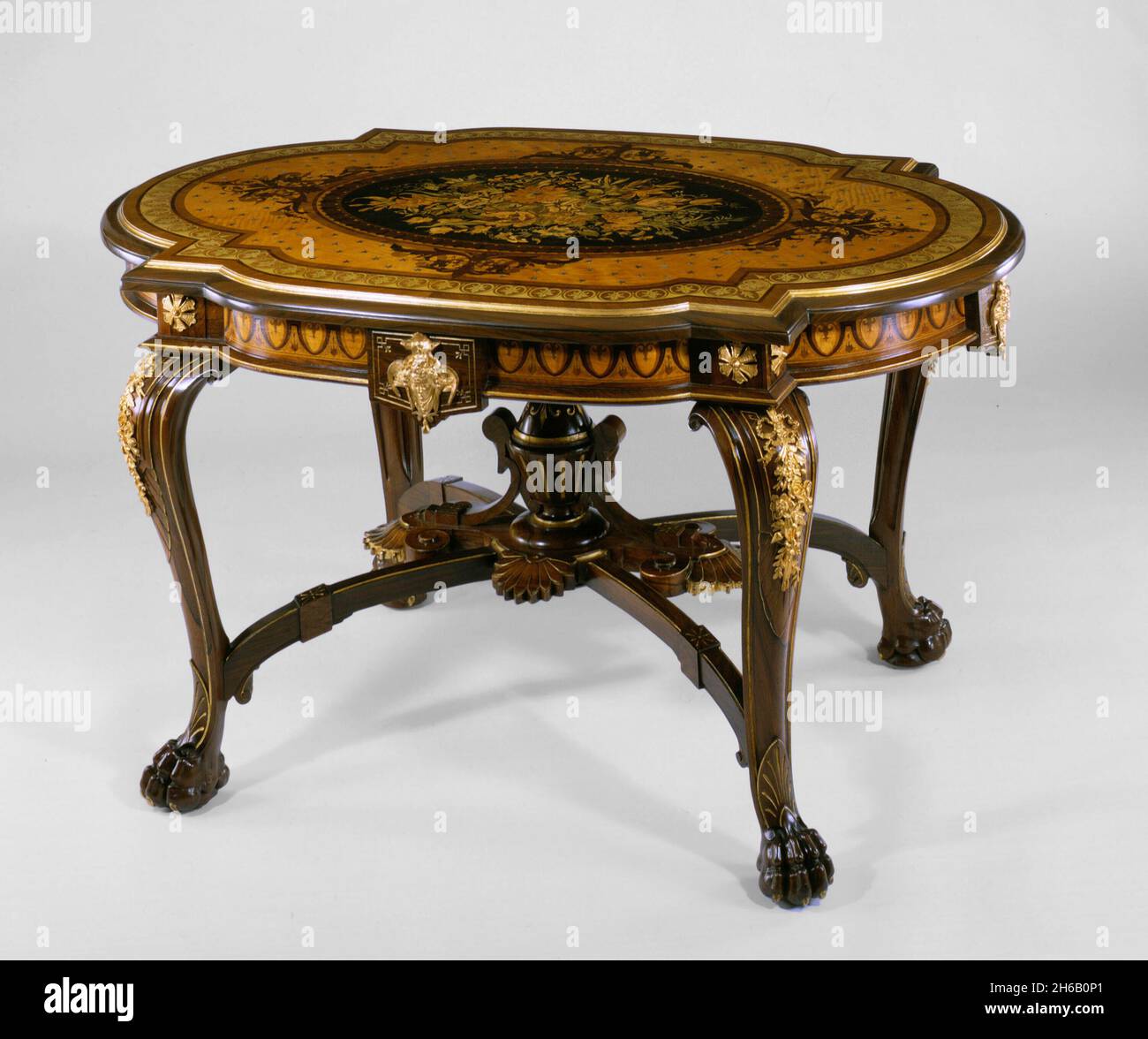 Rosewood marquetry table hi-res stock photography and images - Alamy