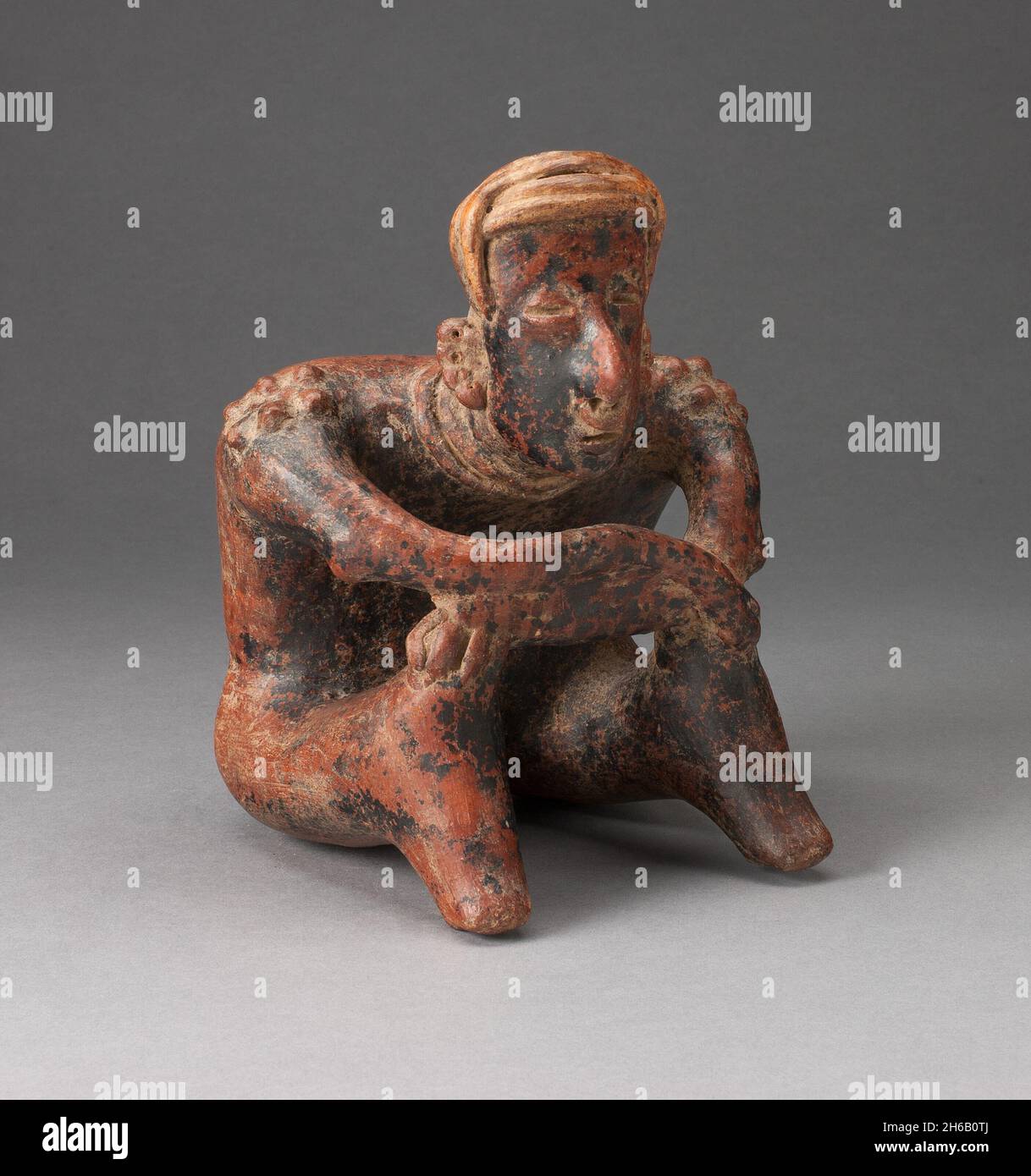 Seated Male Figure Leaning Forward with Arms Crossed over Knees, c. A.D ...