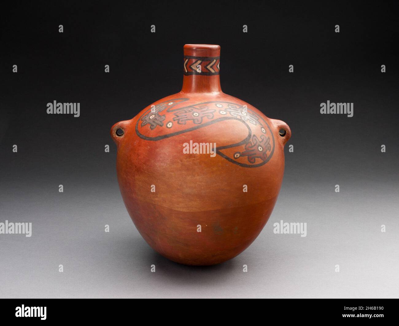 Globular Jar with Abstract Forms in Spirals on Shoulder, A.D. 600/1000 ...