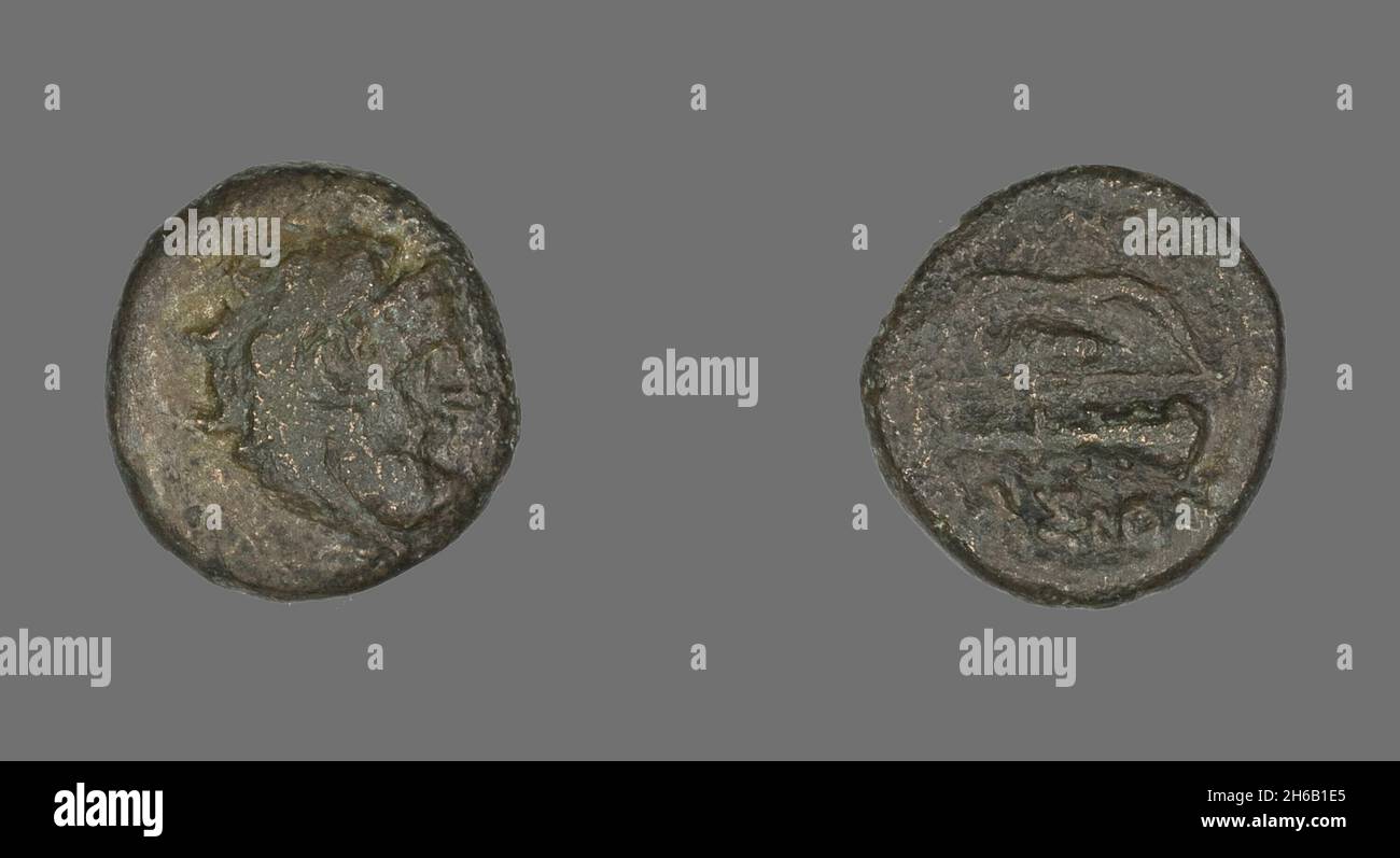 Coin Depicting the Hero Herakles, about 280 BCE Stock Photo - Alamy