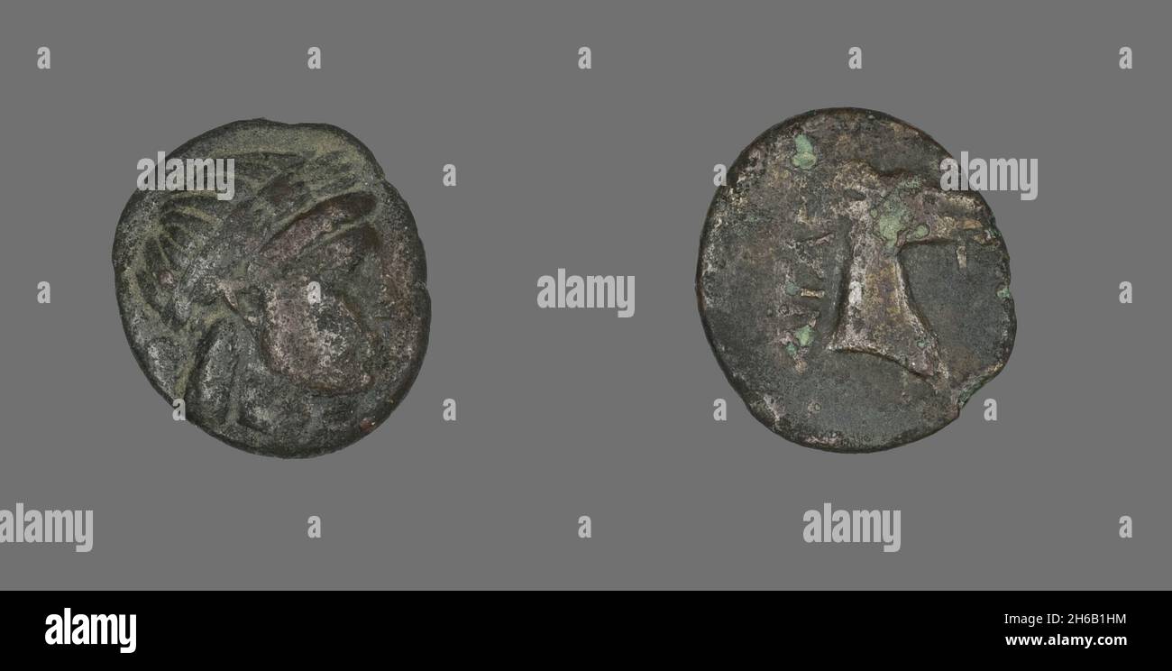 Coin Depicting the God Apollo, 3rd century BCE Stock Photo - Alamy