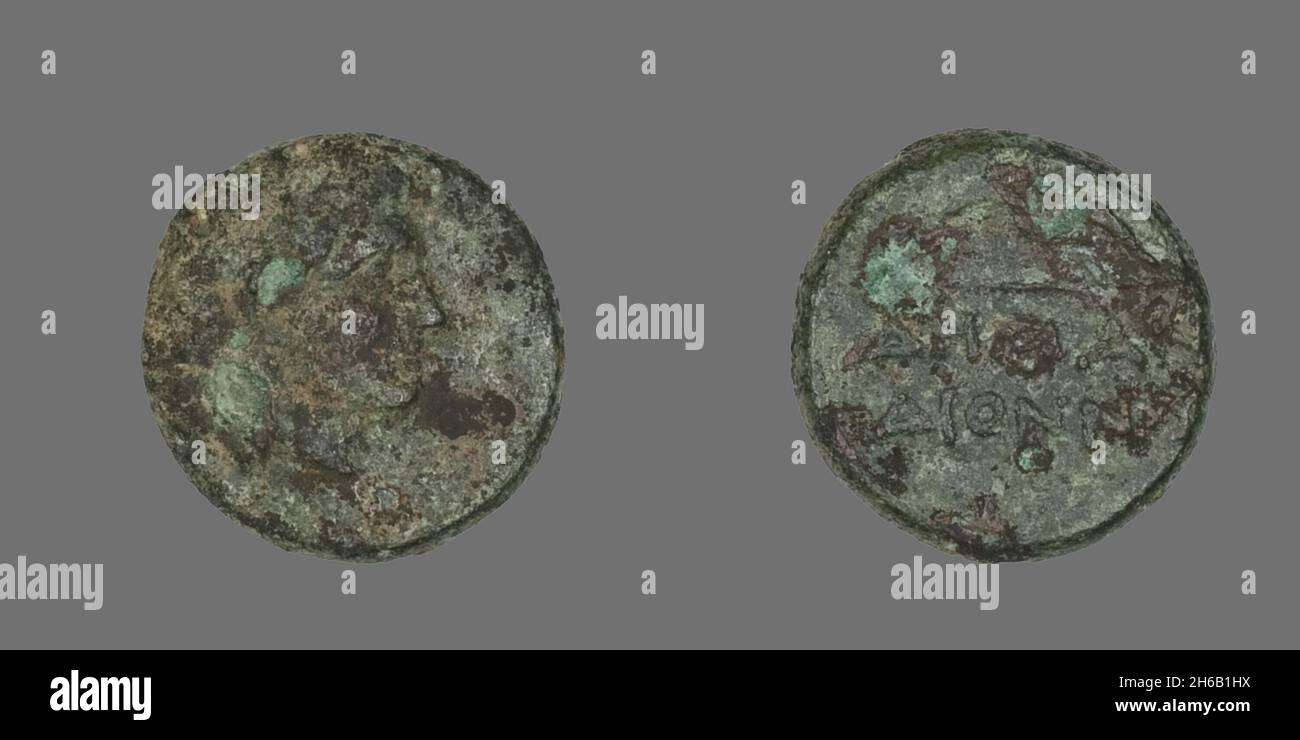 Coin Depicting the God Apollo, about 300-200 BCE Stock Photo - Alamy