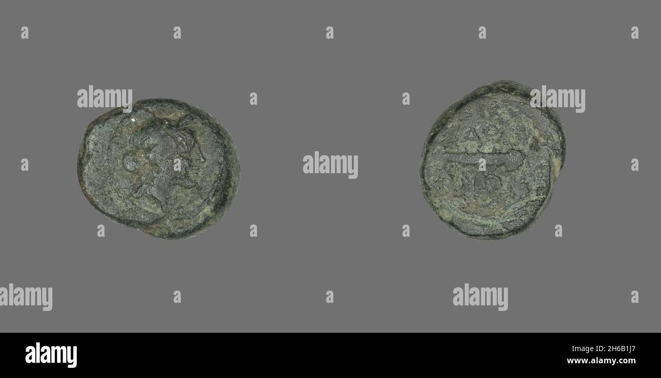Coin Depicting the God Apollo, about 133 BCE Stock Photo - Alamy