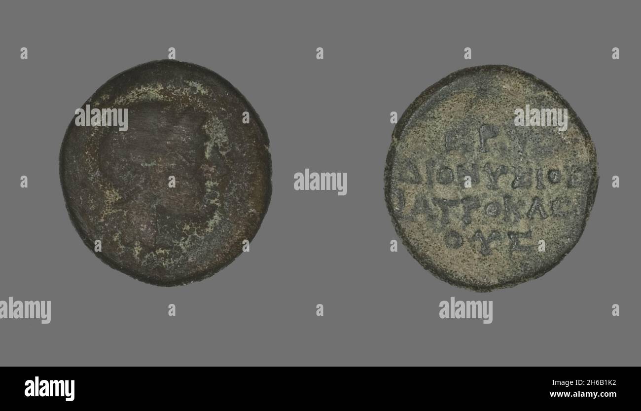 Coin Depicting the Goddess Athena, 300-200 BCE Stock Photo - Alamy