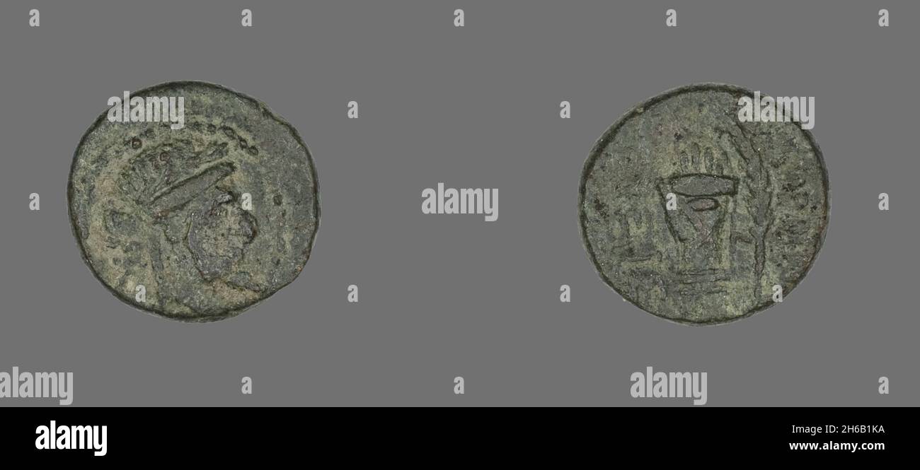 Coin Depicting the God Apollo, 2nd-1st century BCE Stock Photo - Alamy