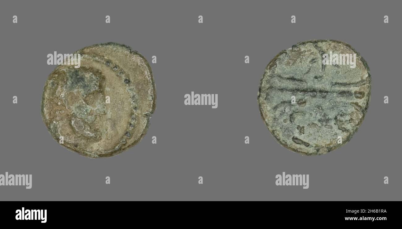 Coin Depicting the Hero Hercules, 2nd-1st century BCE Stock Photo - Alamy