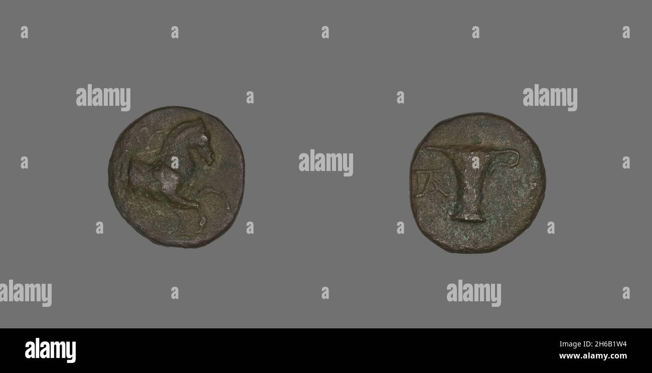 Coin Depicting a Horse, 320-250 BCE Stock Photo - Alamy