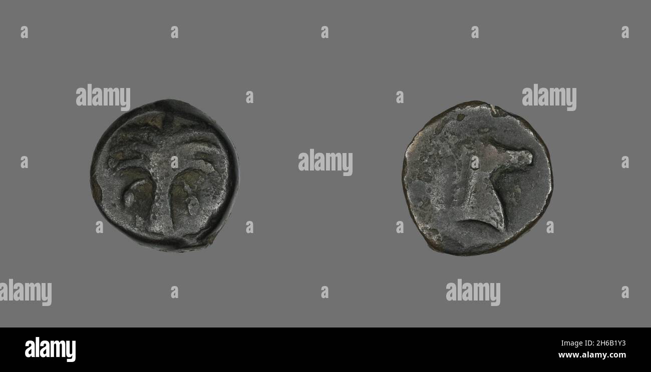 Coin Depicting a Date Palm Tree, 410-146 BCE Stock Photo - Alamy