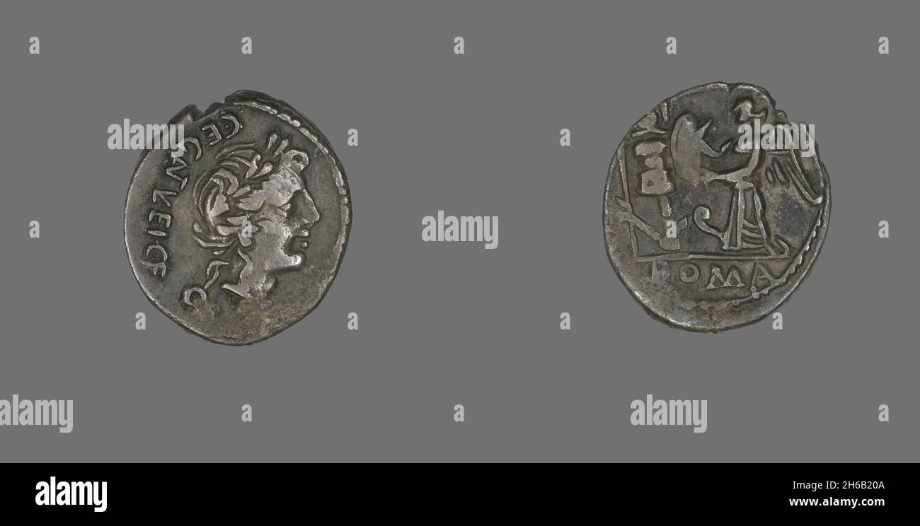 Quinarius (Coin) Depicting the God Apollo, about 97 BCE Stock Photo - Alamy