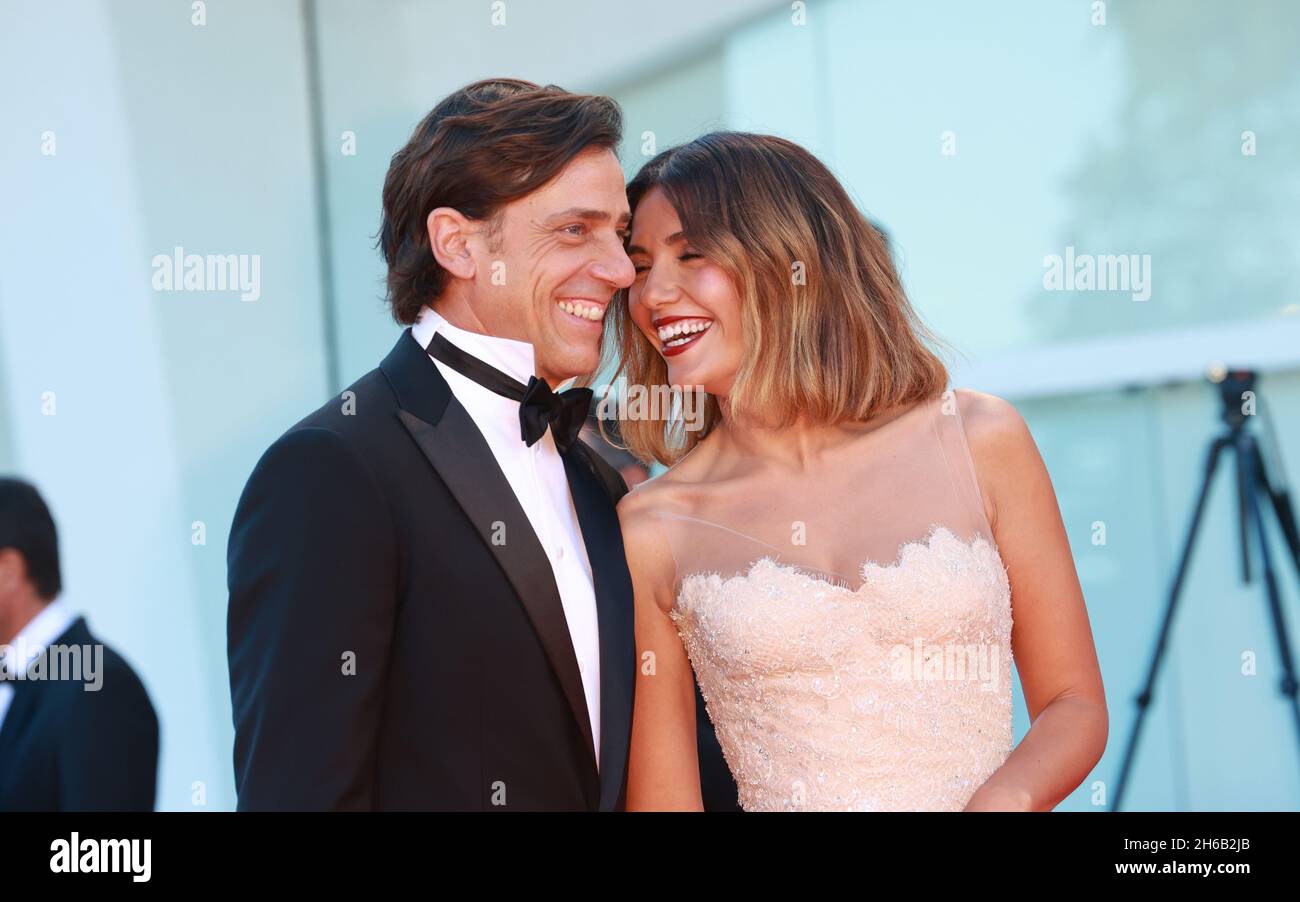 VENICE, ITALY - SEPTEMBER 01: Serena Rossi and Davide Devenuto attend ...