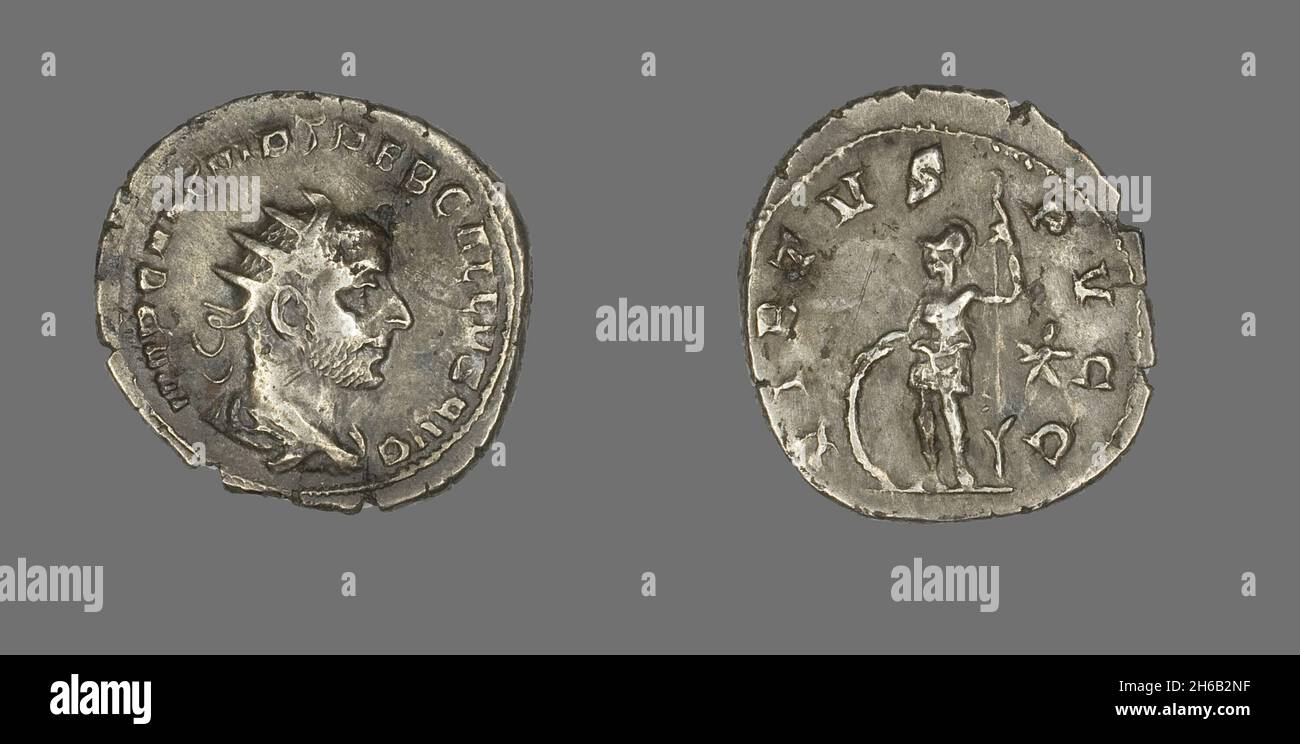Antoninianus (Coin) Portraying Emperor Trebonianus Gallus, about 252 ...