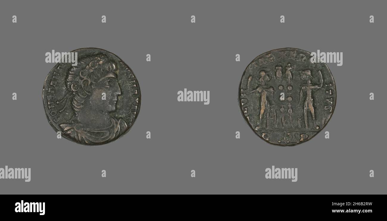 Coin Portraying Emperor Constantine I, 333-335 Stock Photo - Alamy