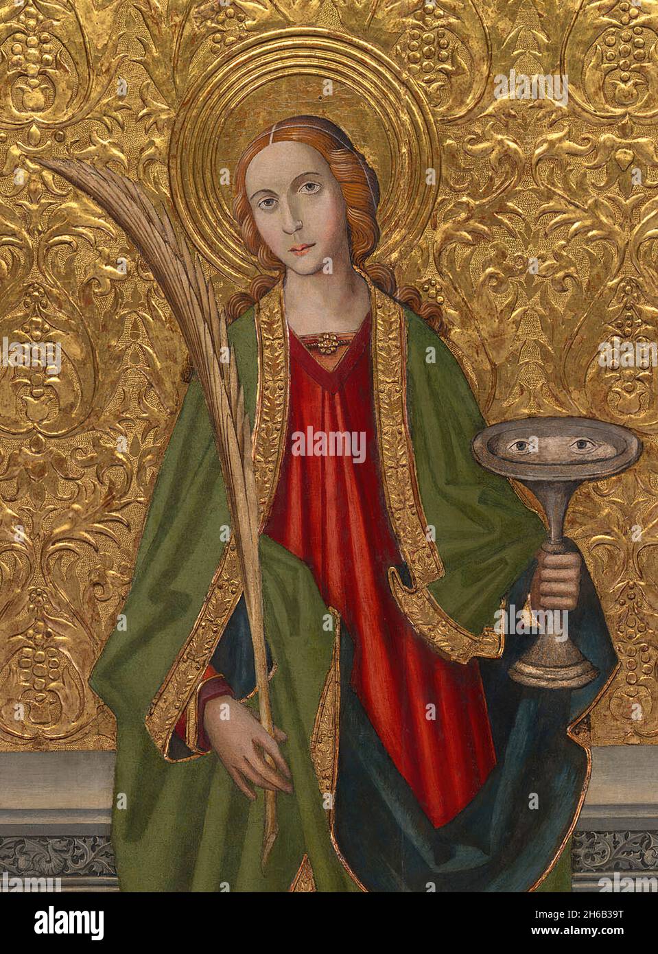 Saint Lucy, About 1500. [In medieval accounts, St Lucy's eyes were ...