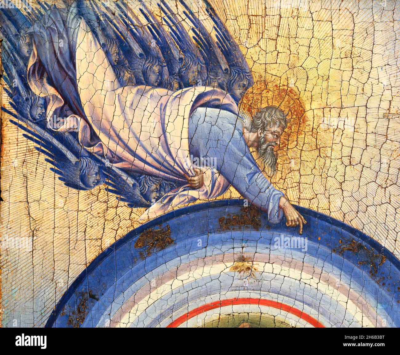 The Creation of the World and the Expulsion from Paradise, 1445. Detail ...