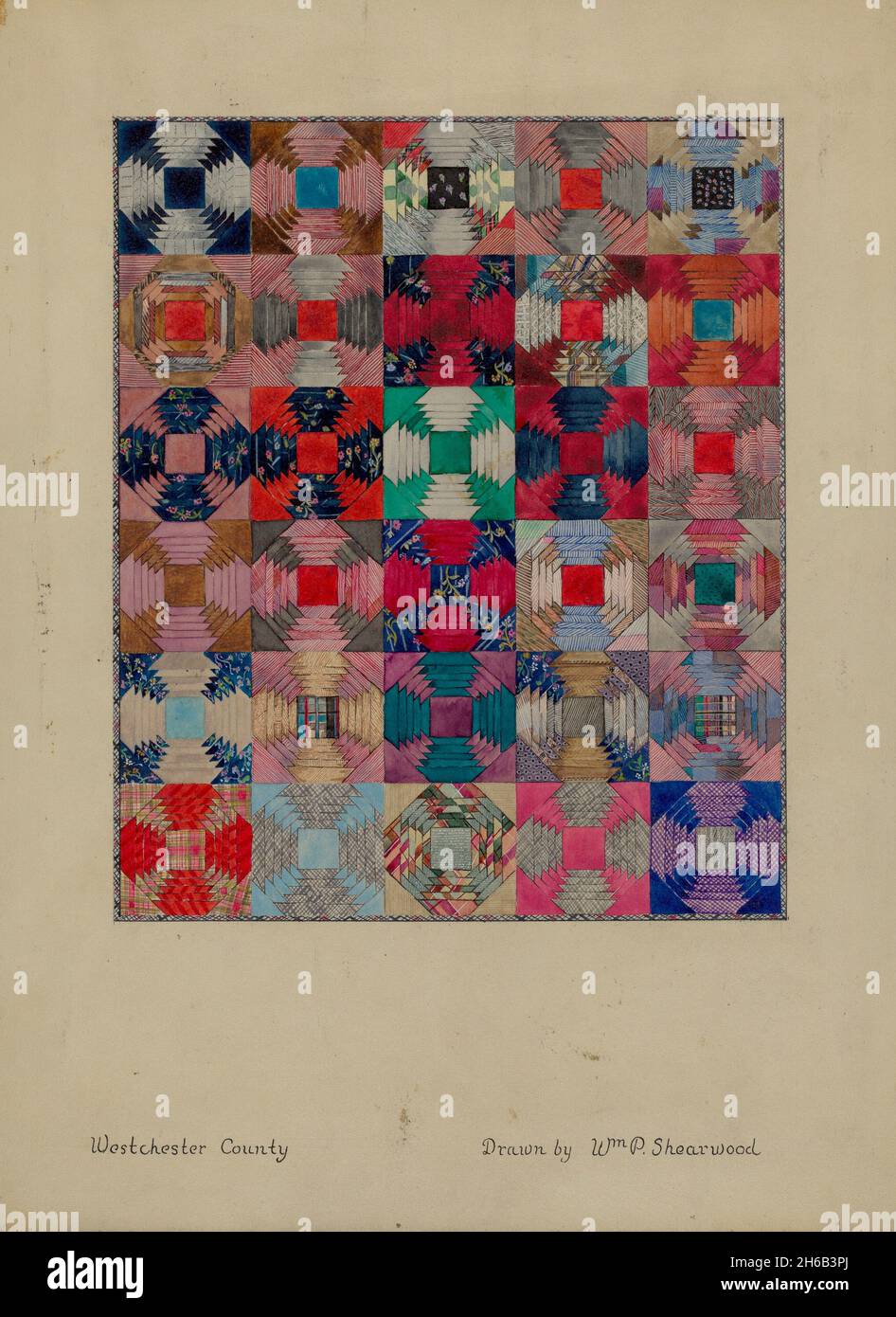 Quilt, c. 1936 Stock Photo - Alamy