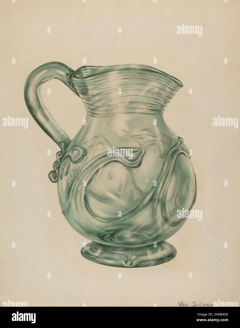 Glass Pitcher, 1935/1942 Stock Photo - Alamy