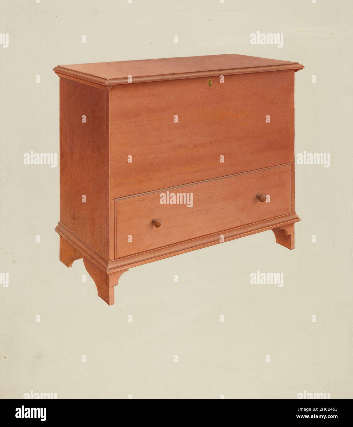 Shaker Chest with Drawer, 1935/1942 Stock Photo - Alamy