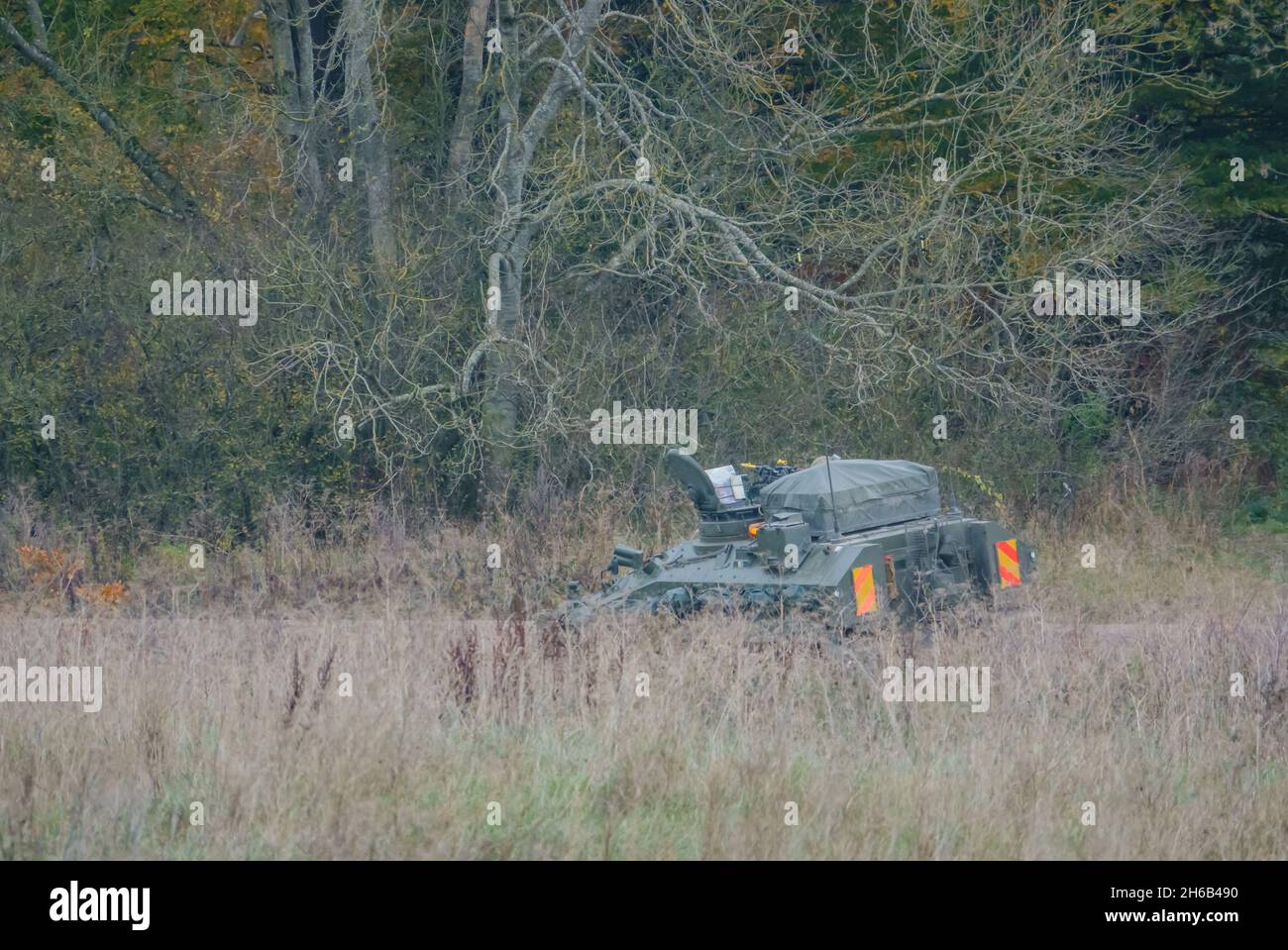 British army FV103 Spartan tracked armored reconnaissance vehicle in ...