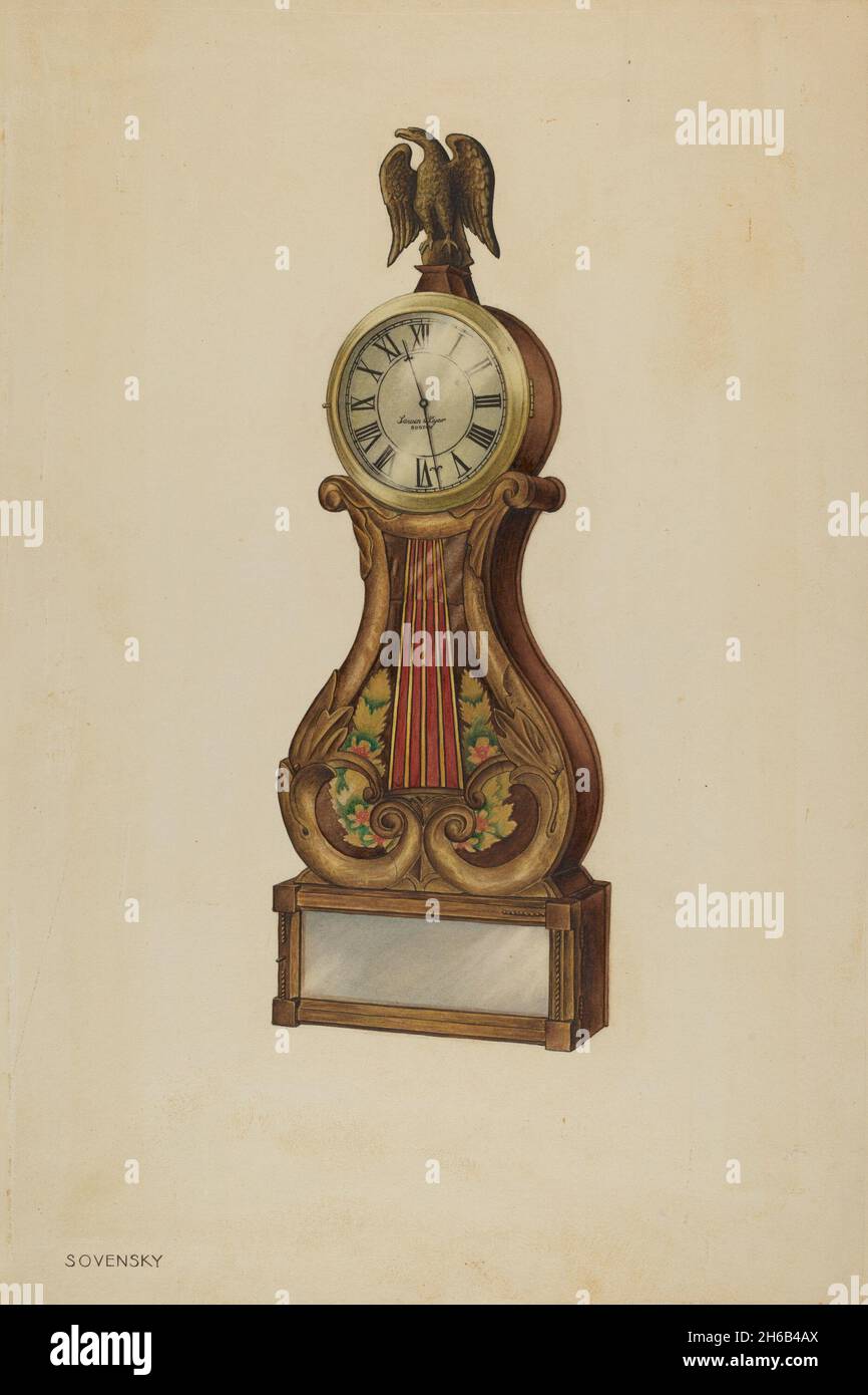 Lyre clock hi-res stock photography and images - Alamy