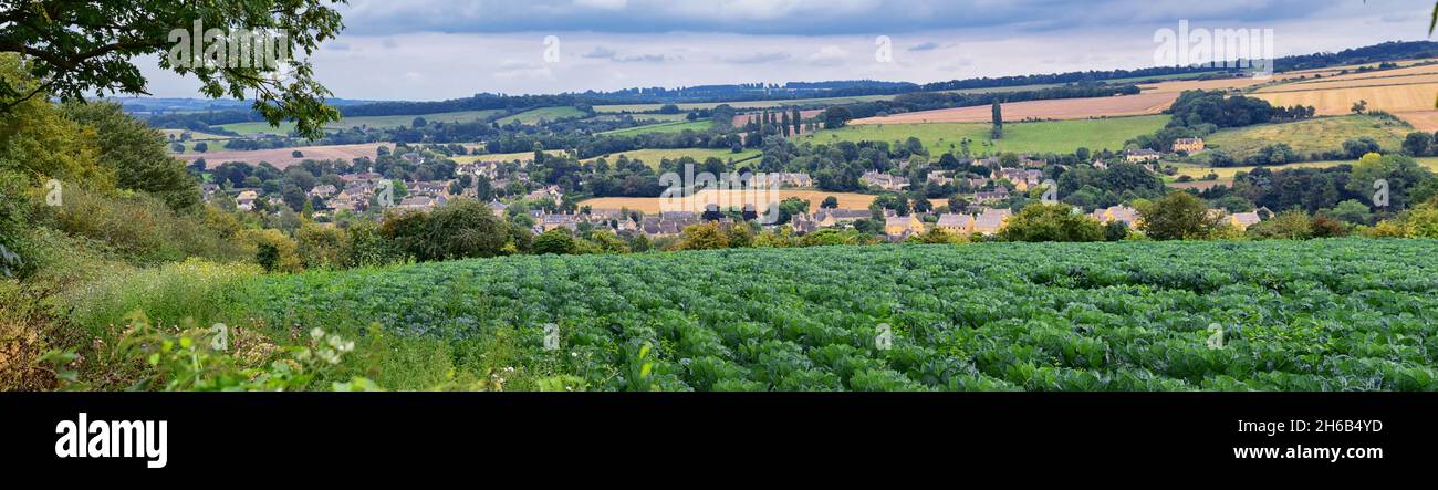 England lush pastures and farmlands in the United Kingdom. Beautiful ...