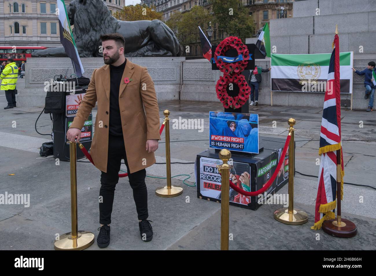 London, UK. 14th Nov 2021. The National Resistance Front of Afghanistan ...