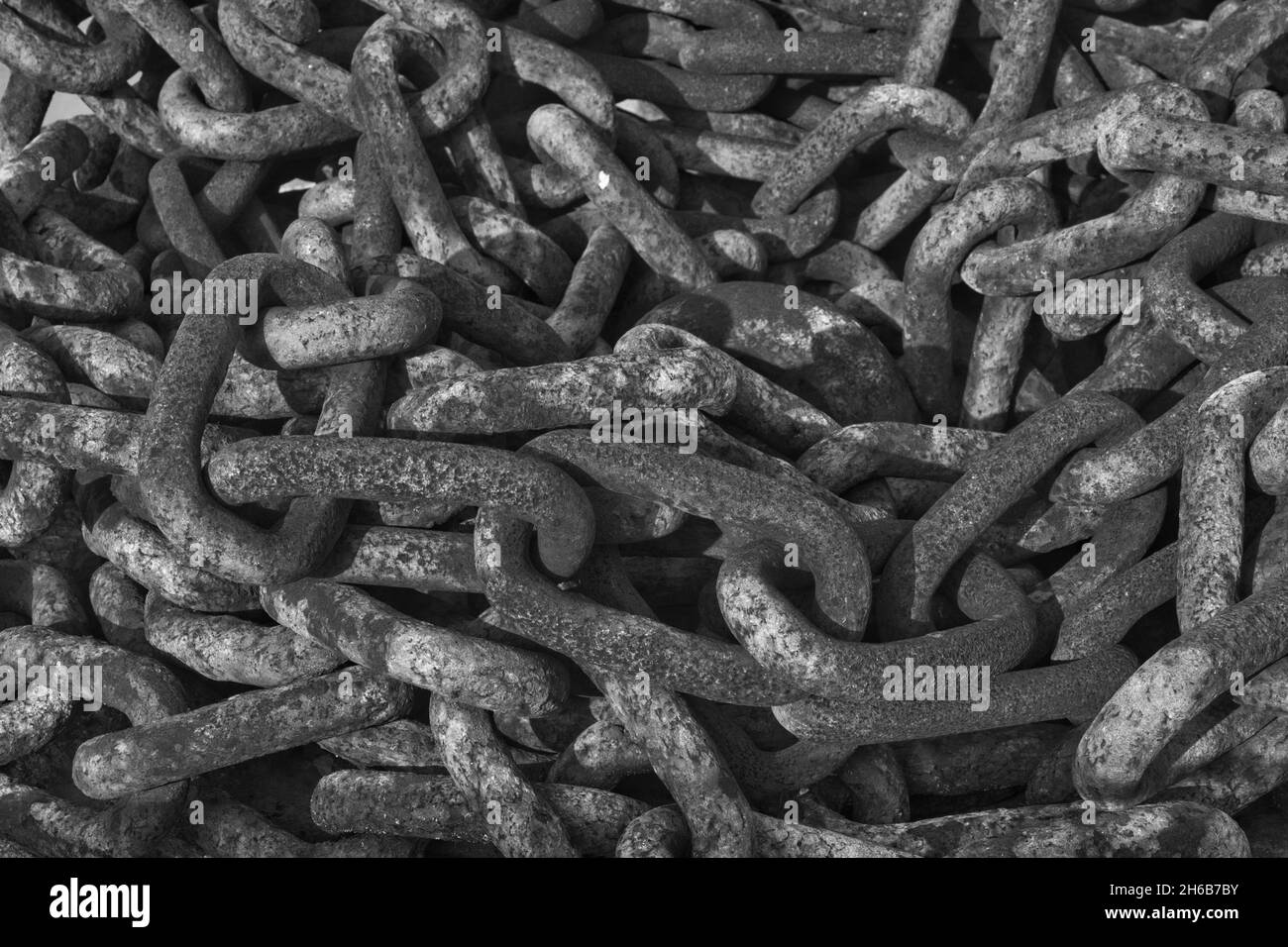 Safety chains Black and White Stock Photos & Images - Alamy