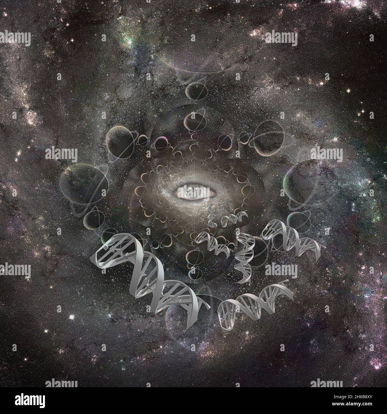 Human eye and dna hi-res stock photography and images - Alamy