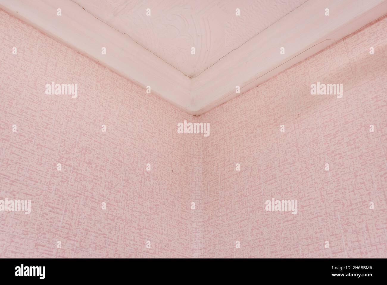 The corner of the two walls. The connecting link of the interior. Angle ...