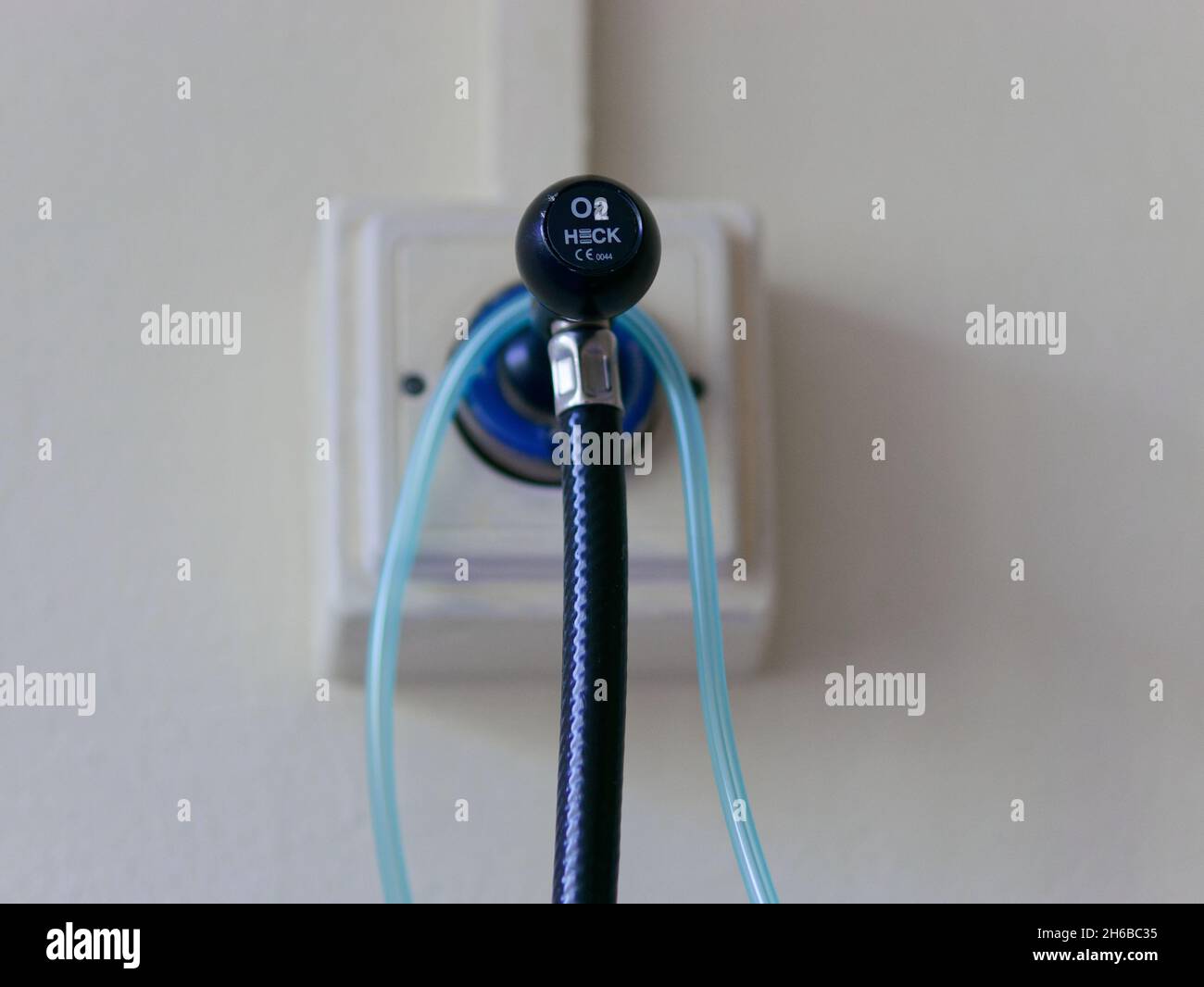 Dnipro, Ukraine - May 1, 2021: Intensive care unit. Gas tubes. Hospital ...