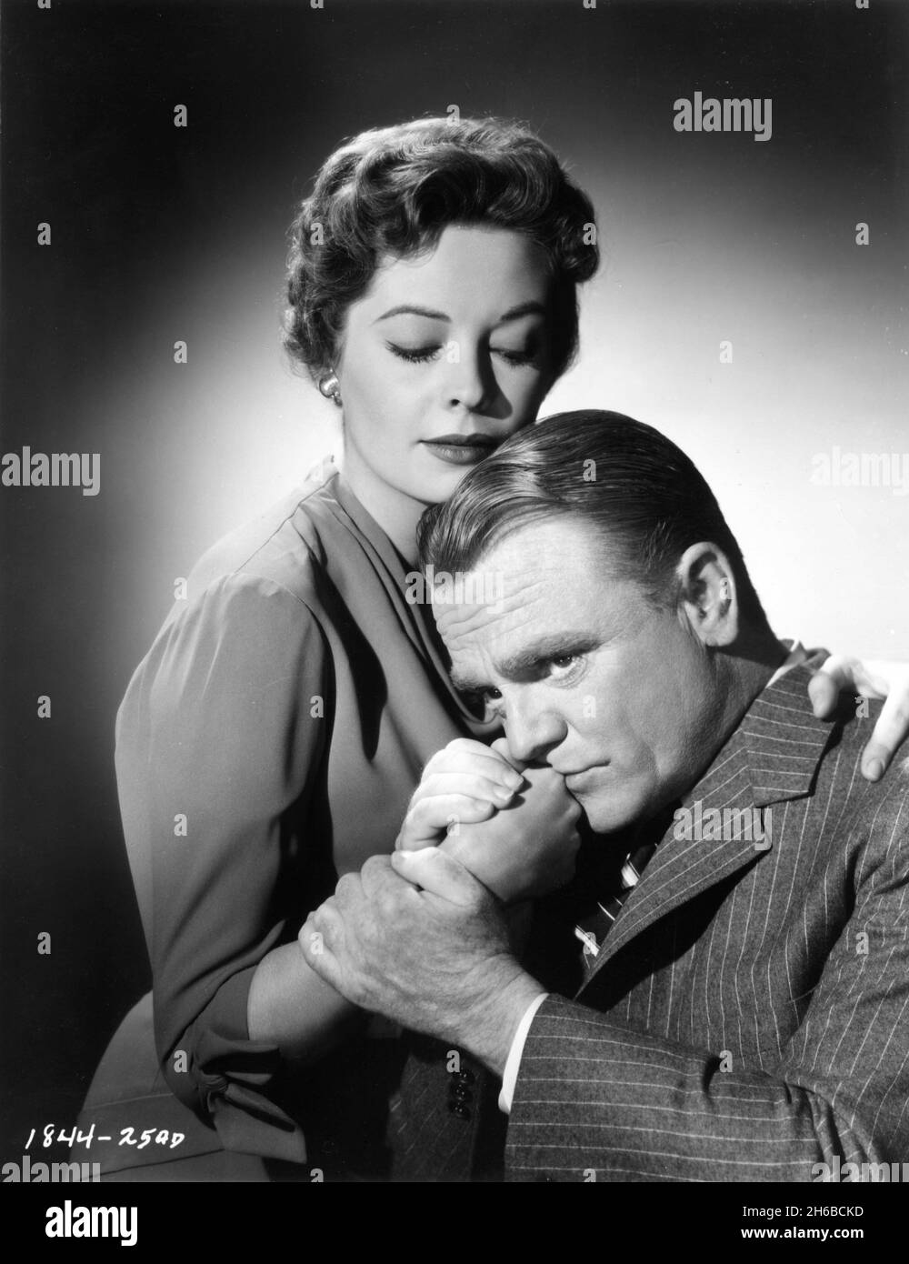 JANE GREER as Hazel Bennet Chaney and JAMES CAGNEY as Lon Chaney in MAN ...