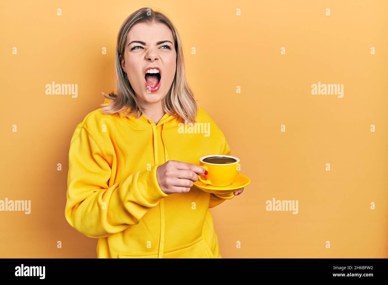 Woman with bad teeth drinking hi-res stock photography and images - Alamy