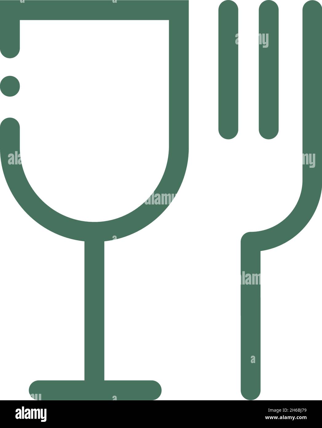 Food safe icon flat design template vector Stock Vector Image & Art - Alamy