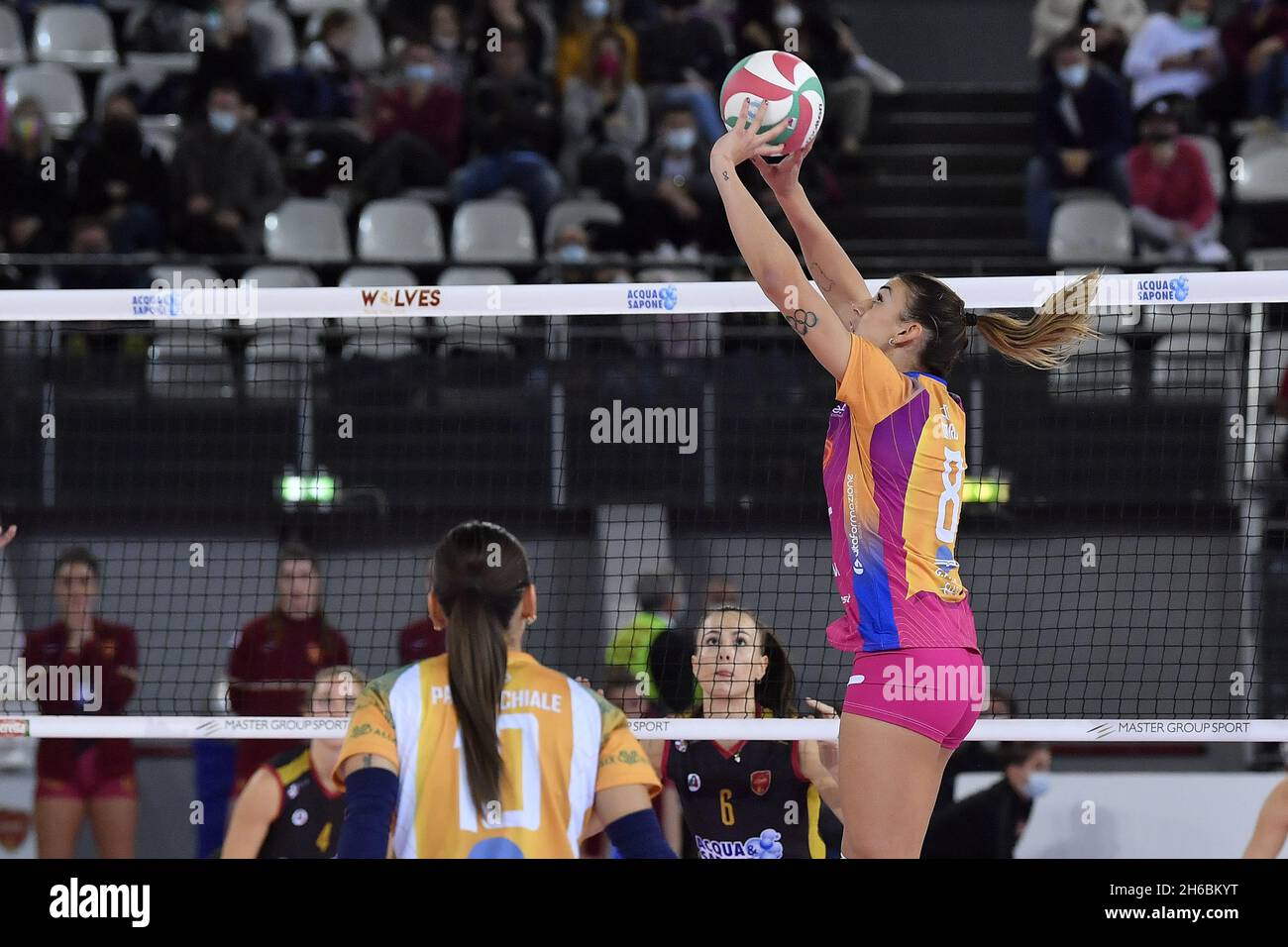 Alessia Orro of Vero Volley Monza in action during the Women's ...