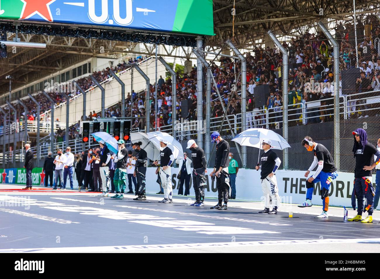 we race as one ceremony during the Formula 1 Heineken Grande Premio De ...