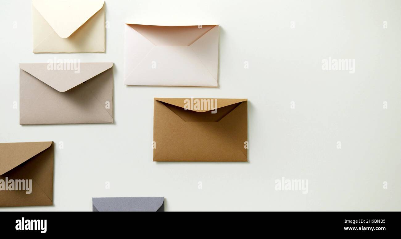 Envelopes vector blank a4 realistic envelope mockup hi-res stock ...