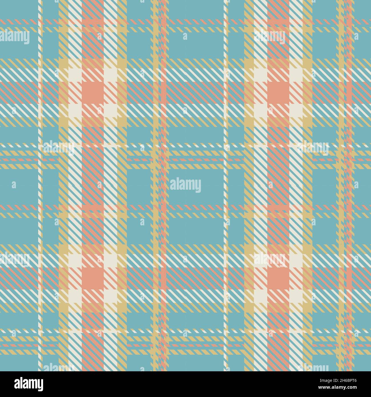 Gender neutral seamless plaid vector pattern. Gingham baby color ...