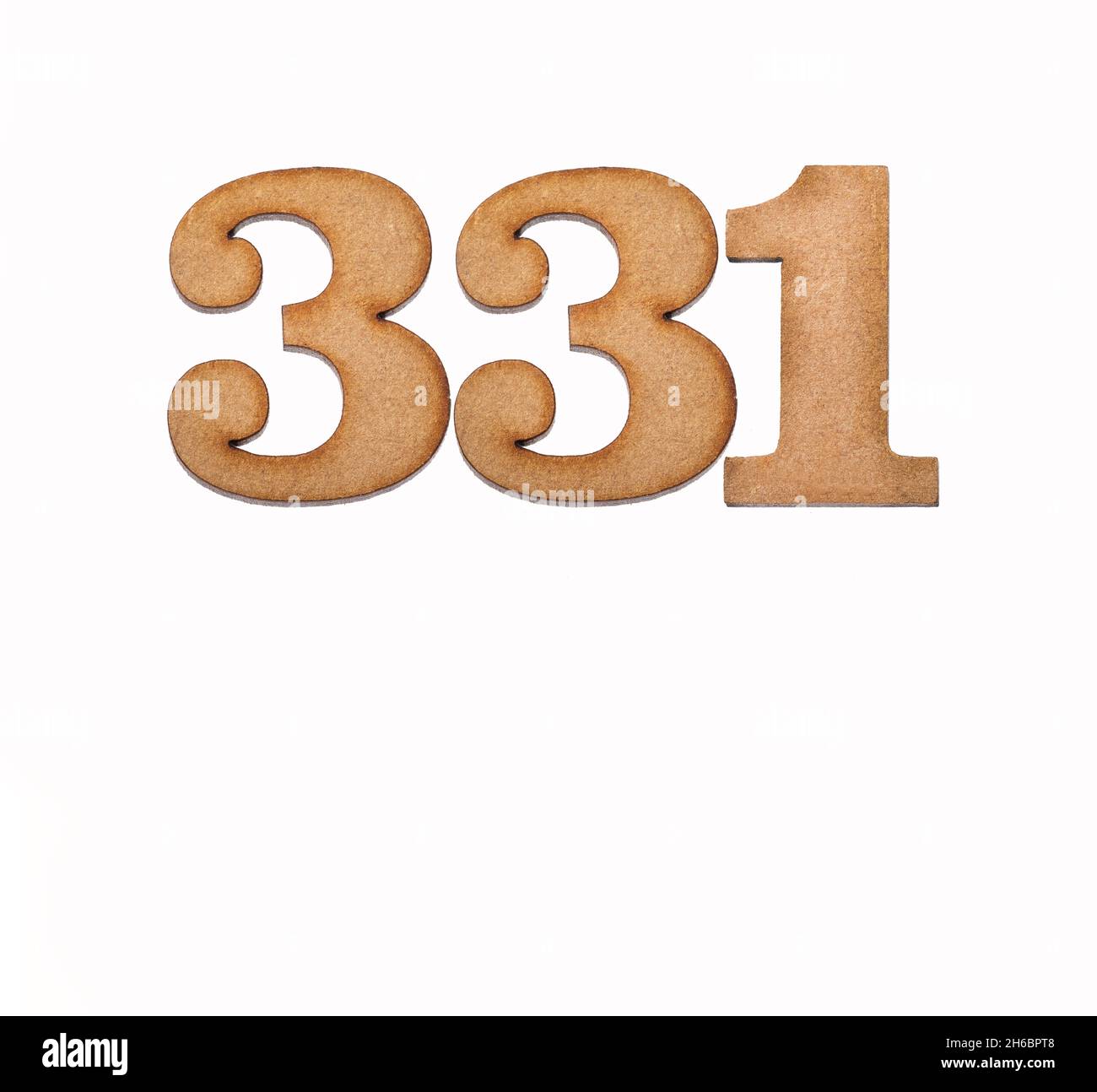 Number 331 Cut Out Stock Images & Pictures - Alamy