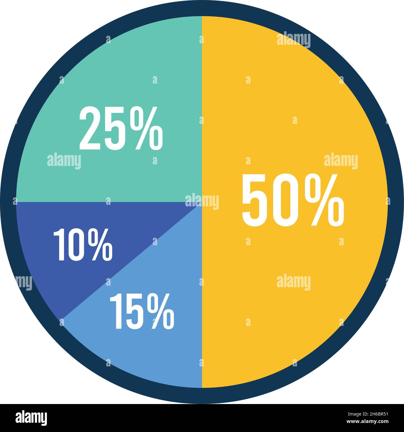 statistics pie infographic Stock Vector Image & Art - Alamy