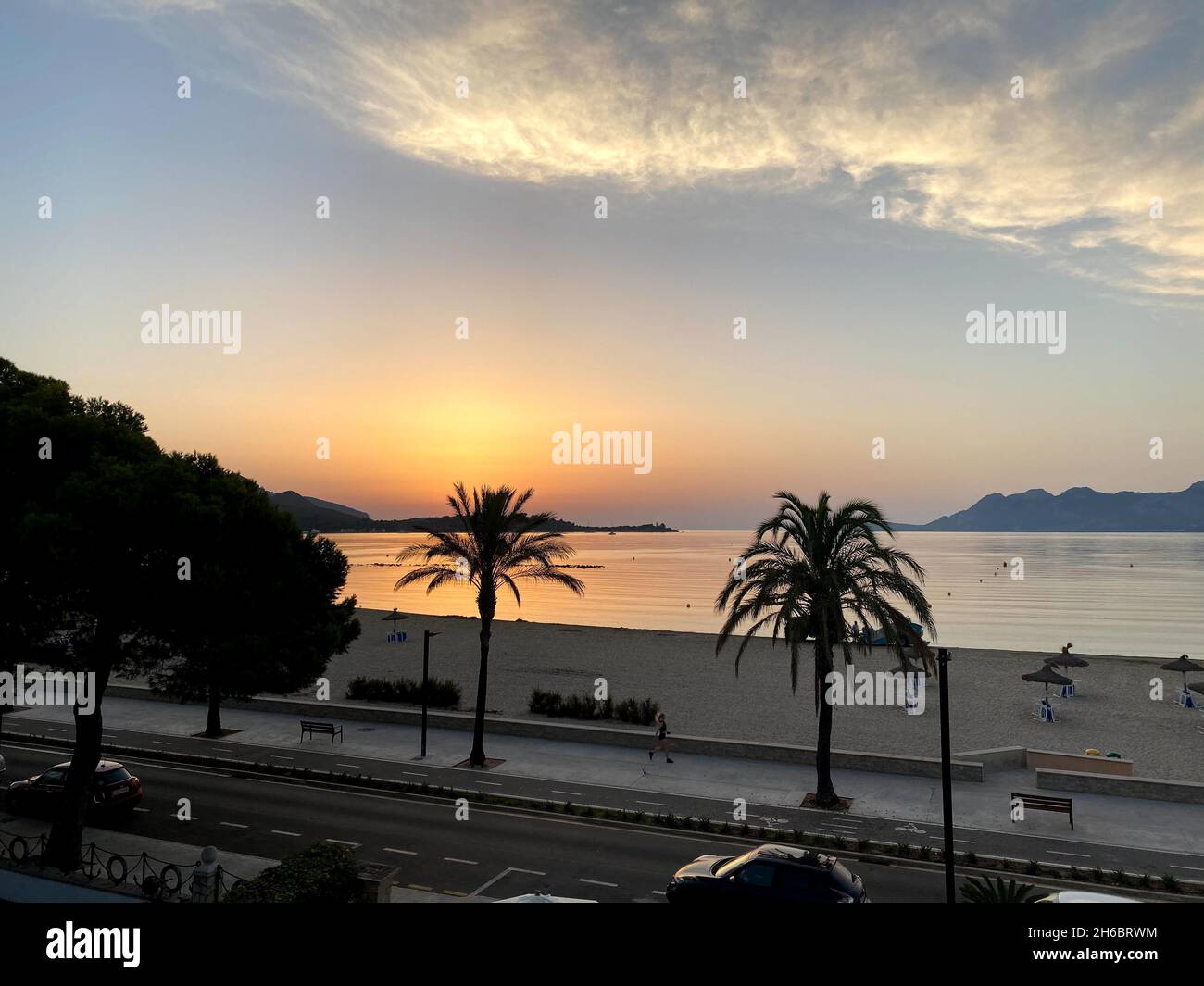 Alcudia majorca sunset on beach hi-res stock photography and images - Alamy