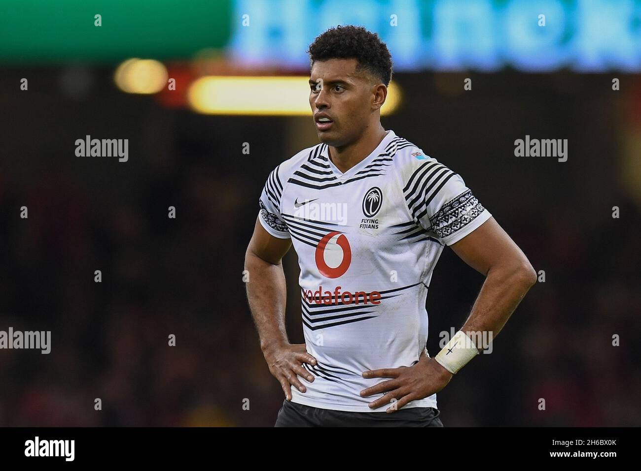 Ben Volavola of Fiji, during the game Stock Photo - Alamy