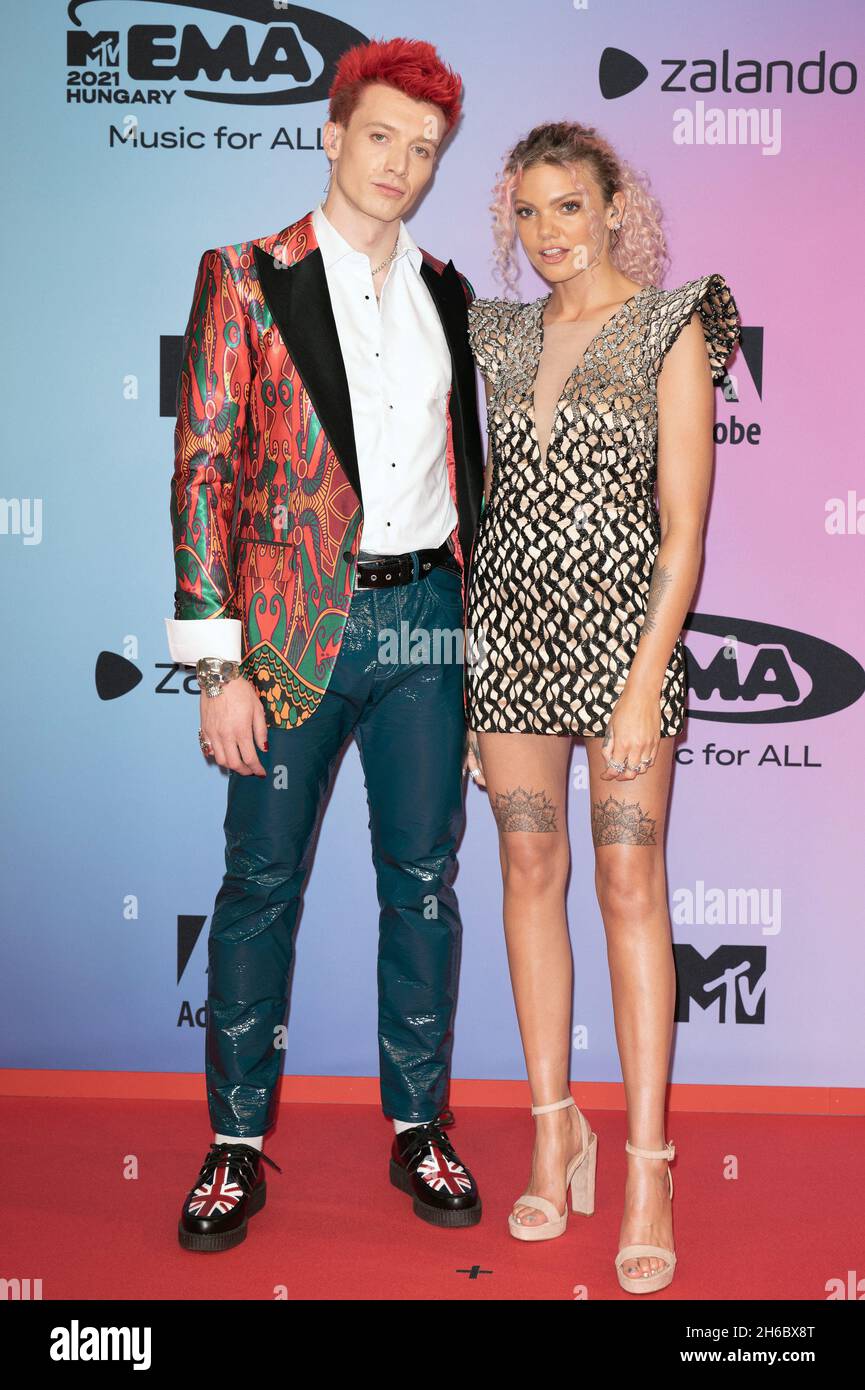 Budapest, Hungary. November 14, 2021, Jack Saunders and Becca Dudley ...