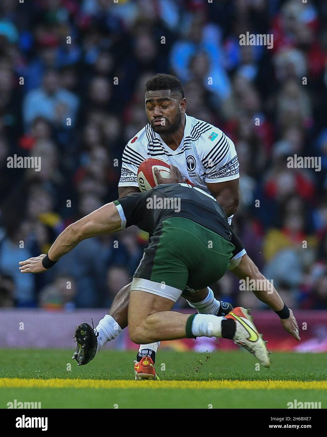 Josua Tuisova of Fiji, in action during the game Stock Photo - Alamy