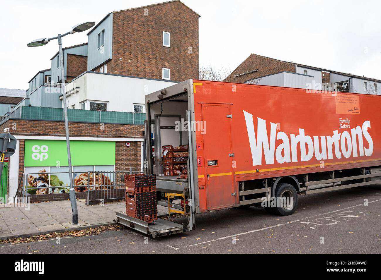 Co op bakery delivery hi-res stock photography and images - Alamy