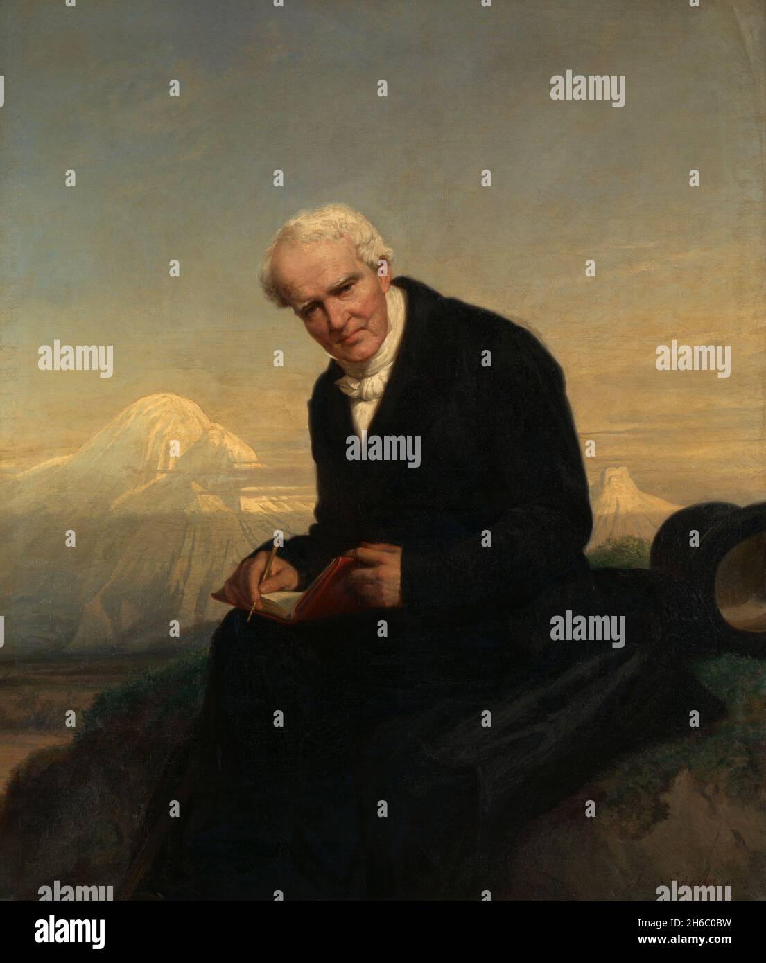 A portrait of the German geographer and explorer Alexander von Humboldt ...
